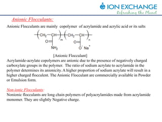 Application of polymeric flocculant in waste water treatment | PPT