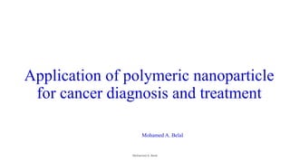 Application of polymeric nanoparticle for cancer diagnosis and | PPT