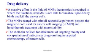 Application of polymeric nanoparticle for cancer diagnosis and | PPTX