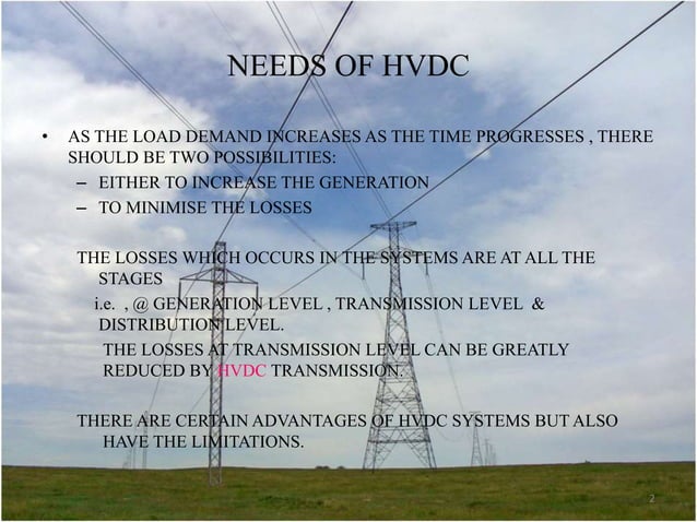 Application of power electronics in hvdc | PPT