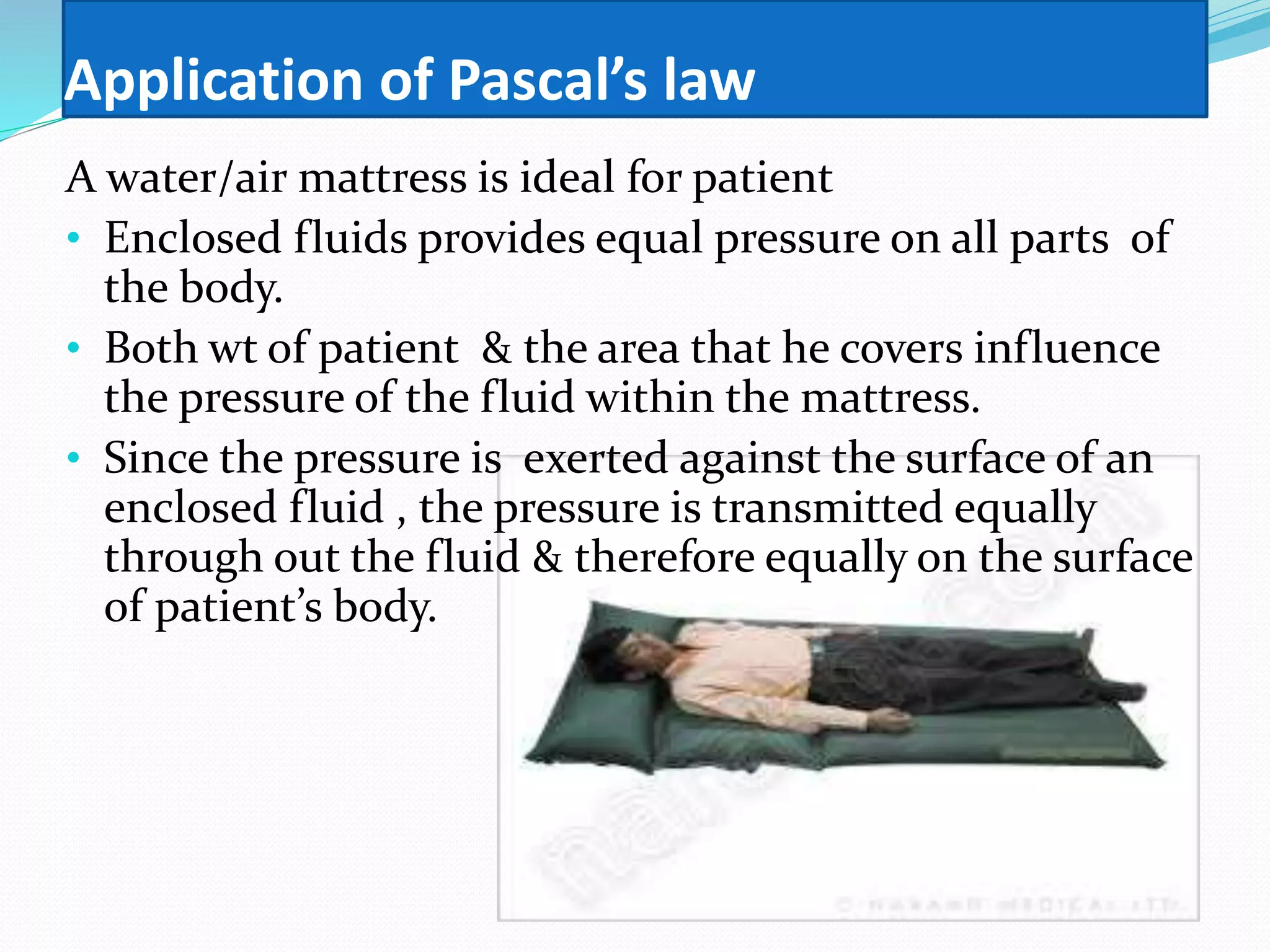 Application of pressure in nursing ( biophysics) | PPTX