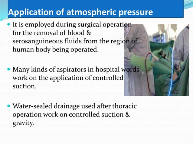 Application of pressure in nursing ( biophysics) | PPTX | Physics | Science