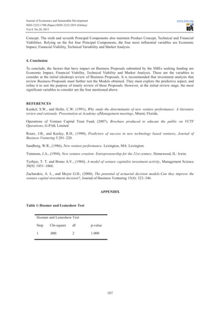 Application of principal components | PDF