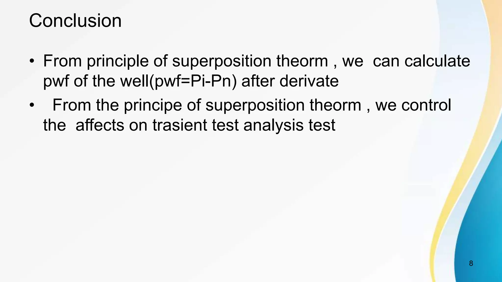 Application of principle of superposition theorm | PPTX