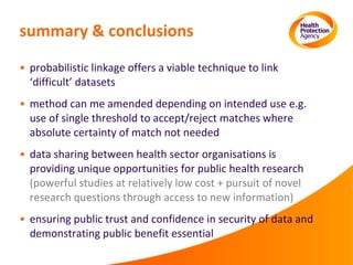 Application of Probabilistic Linkage Methods_Join Infectious Disease ...