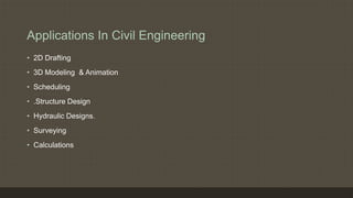 Application of programming languages in civil engineering | PPT