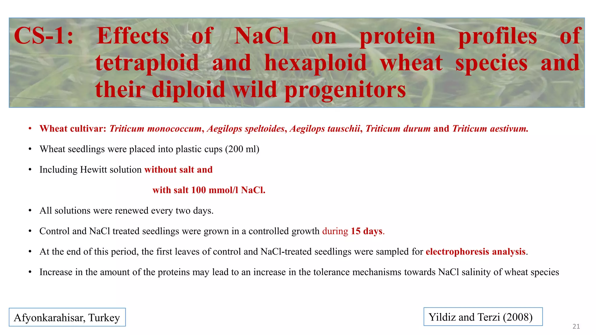 Application of proteomics for identification of abiotic stress tolerance in cereal crops | PPTX