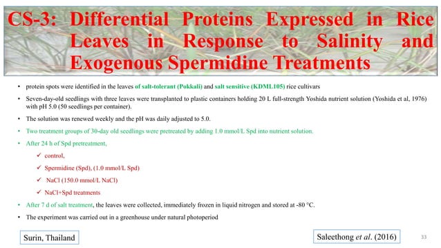 Application of proteomics for identification of abiotic stress tolerance in cereal crops | PPTX ...