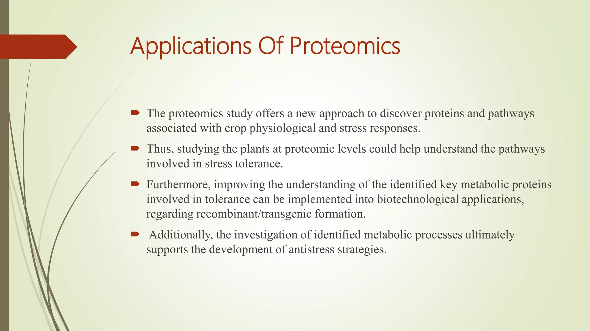 Applications of Proteomics in plant biotic stress | PPT