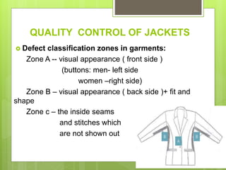 Application of quality management system | PPTX | Women\'s Outerwear ...