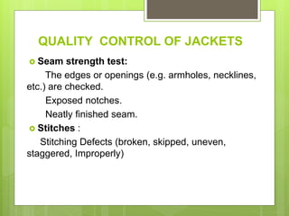 Application of quality management system | PPTX | Women\'s Outerwear ...