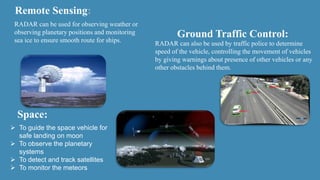 Application of radar wave in antenna | PPTX