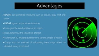 Application of radar wave in antenna | PPTX