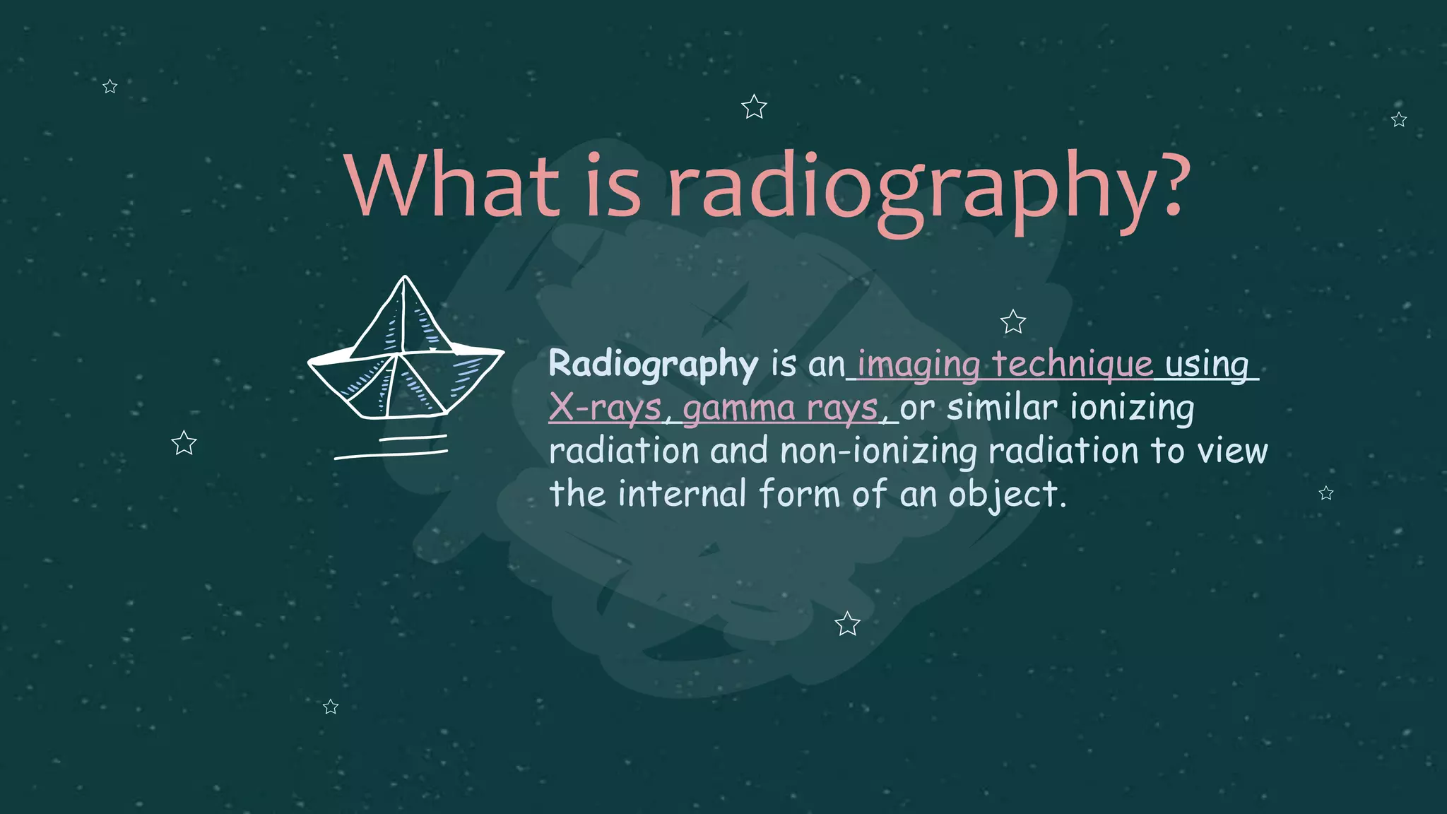 Application of radiography in non destructive testing | PPTX