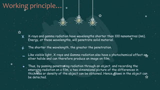 Application of radiography in non destructive testing | PPTX