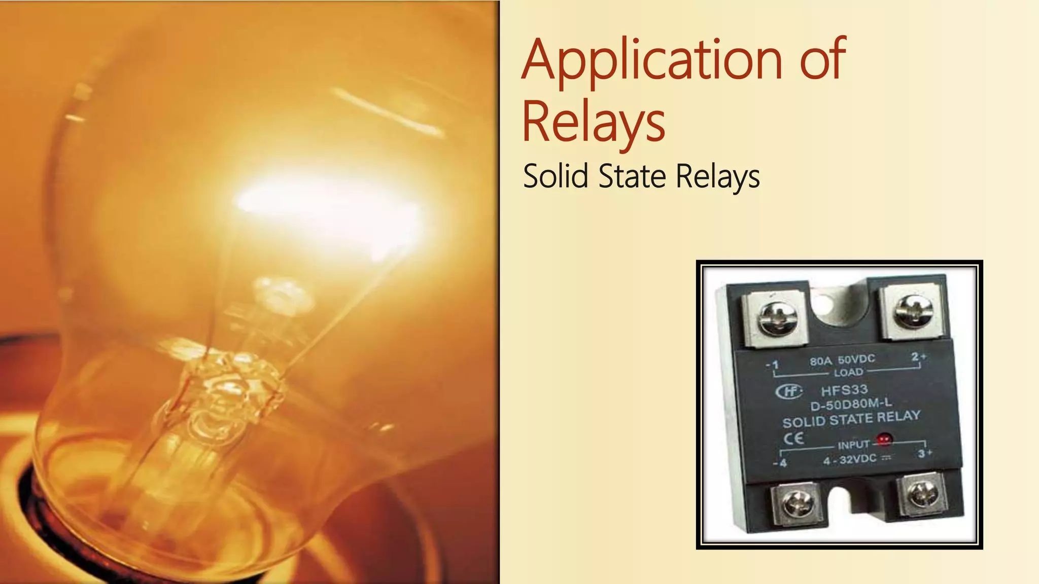 Application of relays | PPTX | Home Appliances | Home & Garden