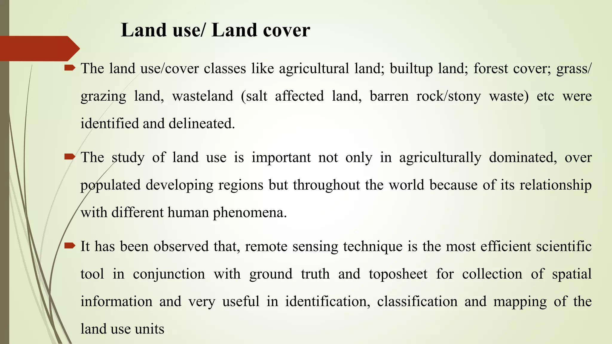 Application of Remote sensing in wasteland Mappings.pptx
