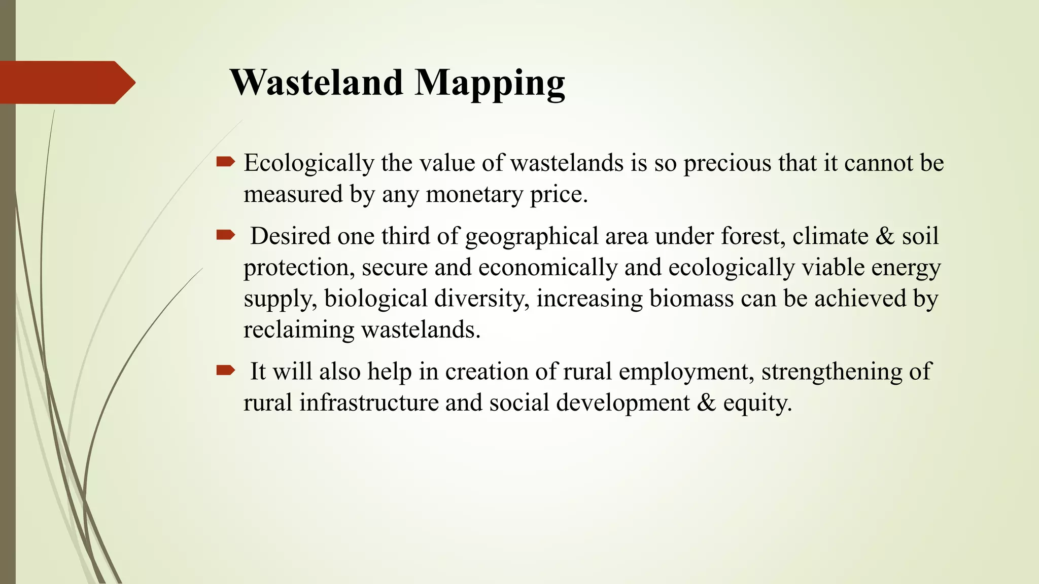 Application of Remote sensing in wasteland Mappings.pptx
