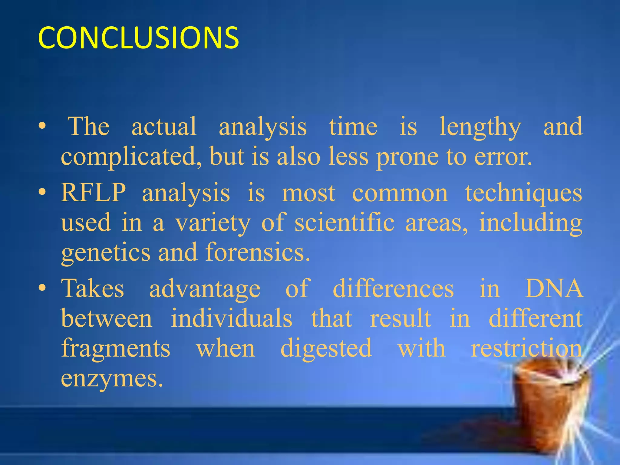molecular marker RFLP, and application | PPTX