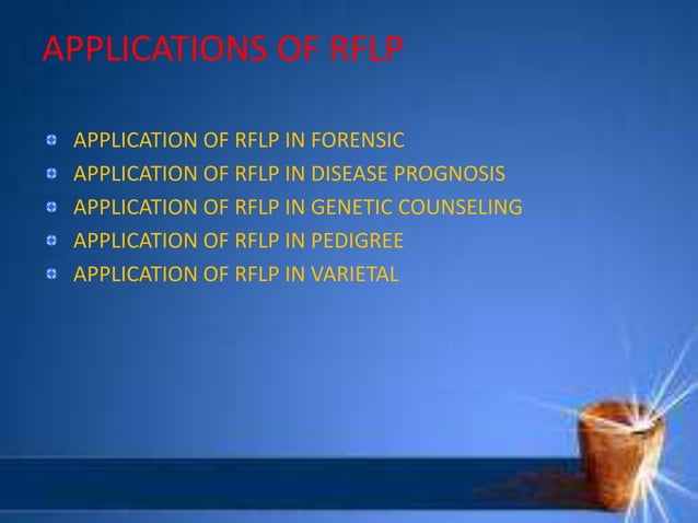 molecular marker RFLP, and application | PPTX | Genetics | Science