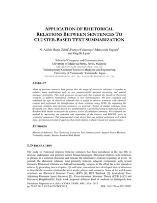 Application of rhetorical | PDF | Technology & Computing