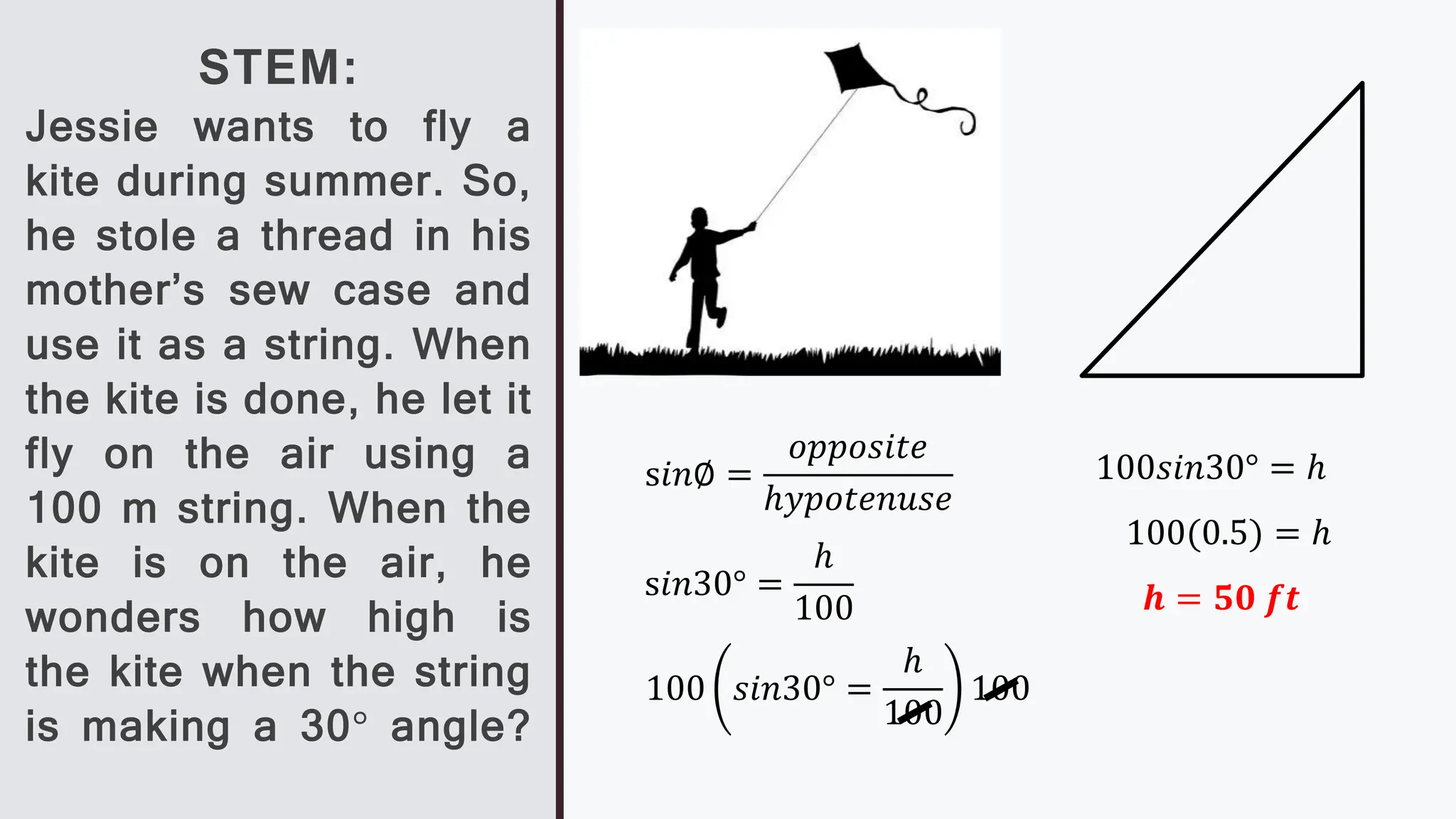 Application Of Right Triangle Using Trigonometry PPT Application Of Right Triangle Using Trigonometry PPT