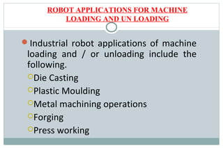 Application of robots | PPT