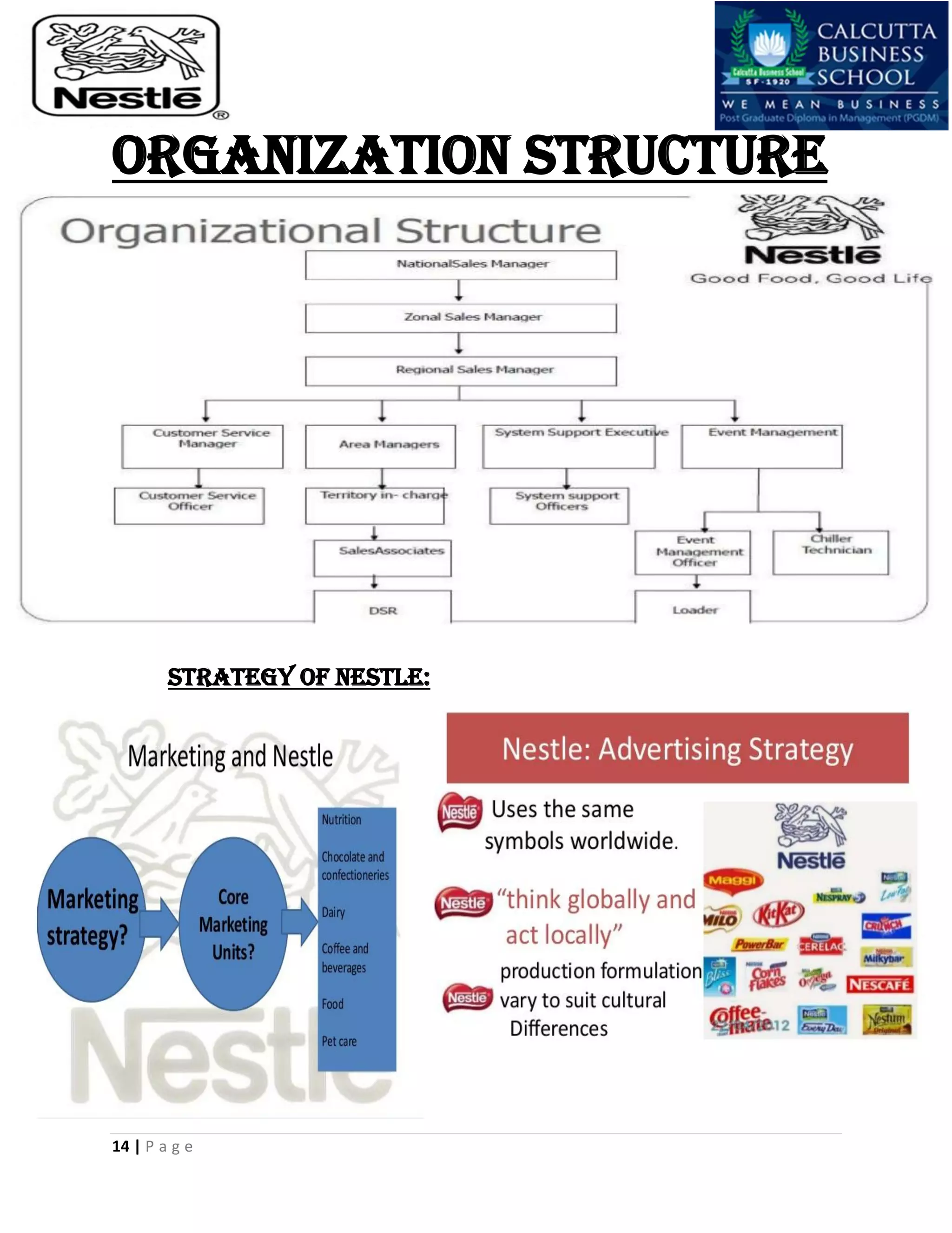 NESTLE-Application of sales and distribution management | PDF