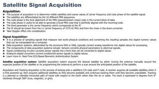 Application of Satellite | PPTX