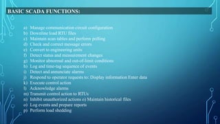 Application of scada for system automation on smart grid rev2 | PPTX