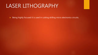 Application of semiconductor laser | PPTX