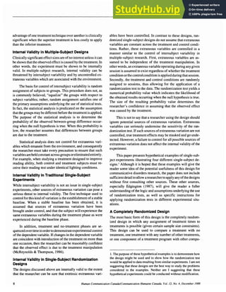 Application Of Single Subject Randomization Designs To Communicative ...