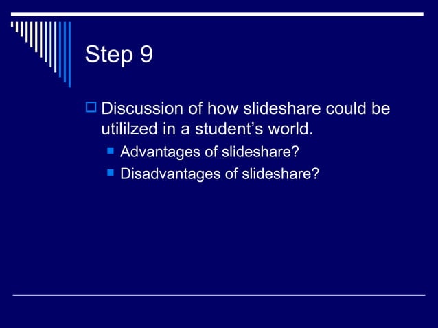 Application of slideshare | PPT