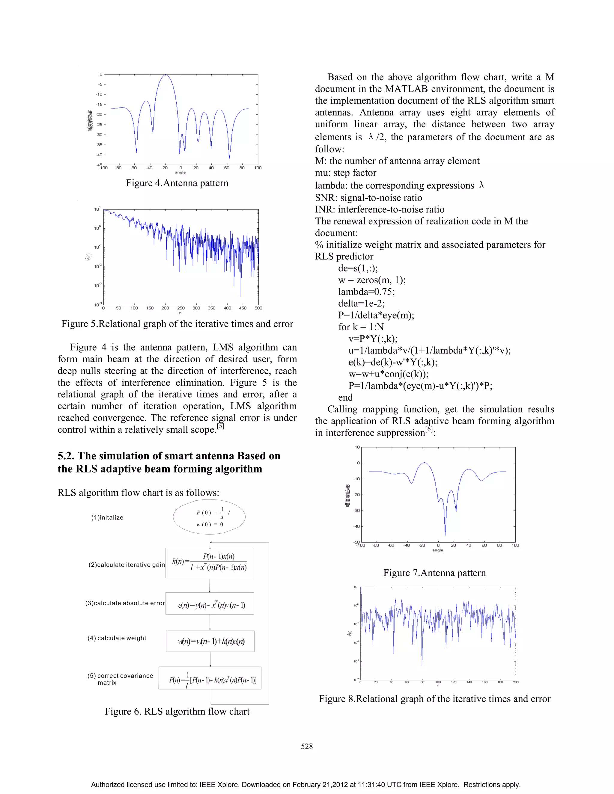 Application of smart antenna interference suppression techniques in tdscdma | PDF