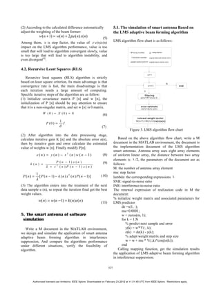 Application of smart antenna interference suppression techniques in tdscdma | PDF
