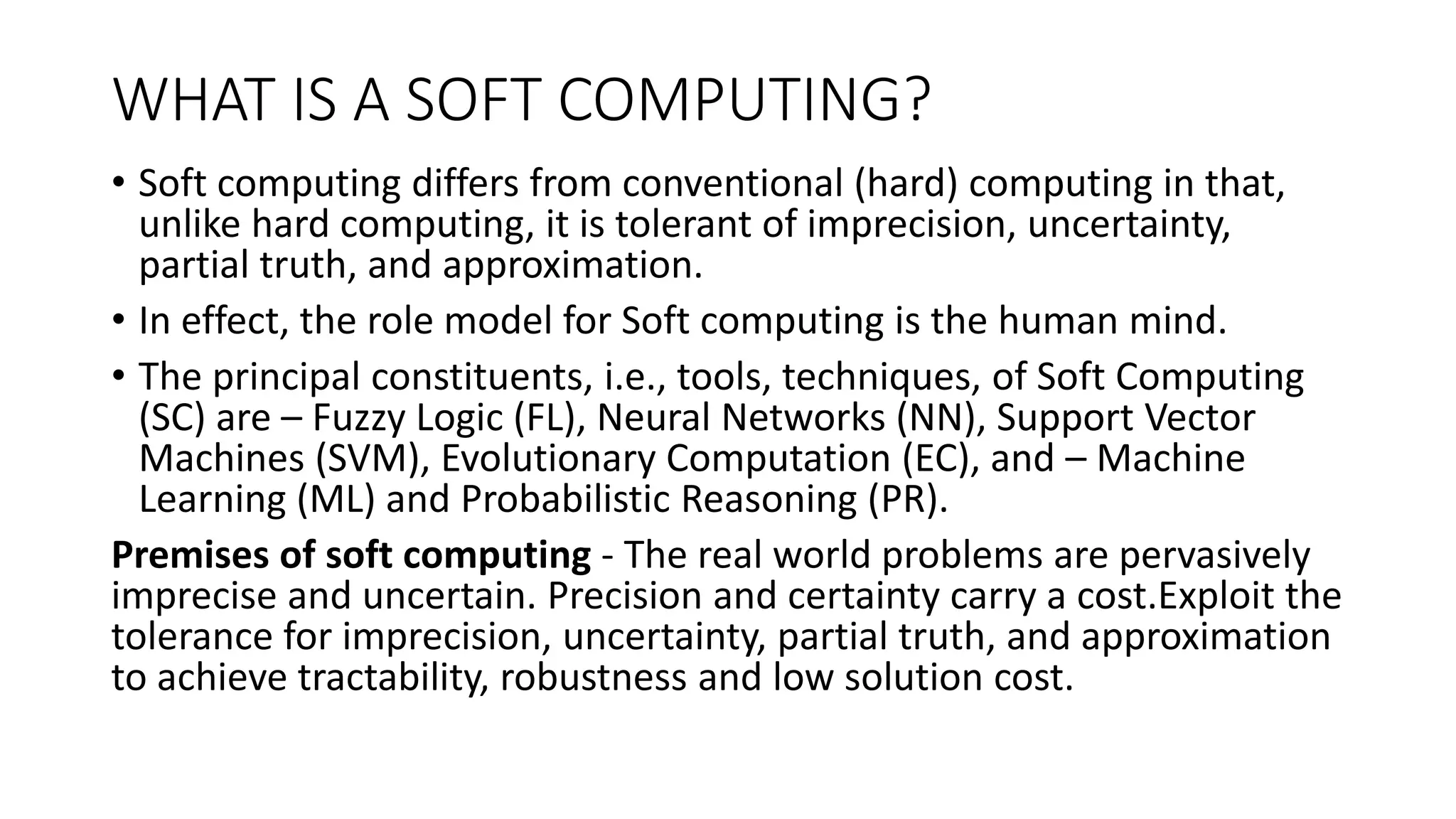 Application Of Soft Computing Techniques In Electrical Engineering Ppt