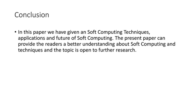 Application of soft computing techniques in electrical engineering | PPTX