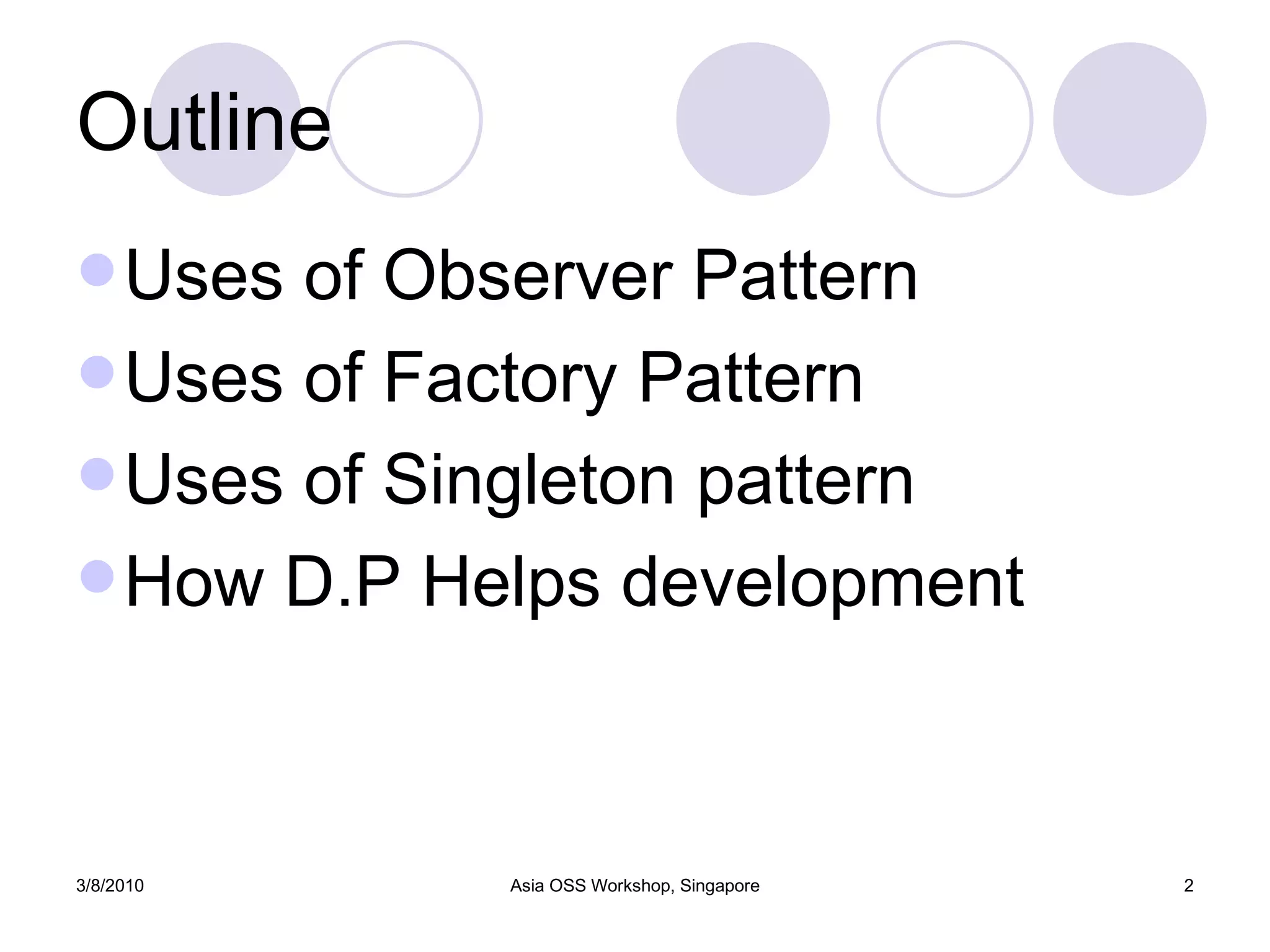 Application Of Software Design Pattern Ppt