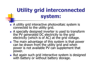 Application of Solar Power | PPT