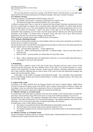 Application of space matrix | PDF