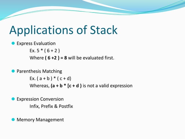 Application of Stack For Expression Evaluation by Prakash Zodge DSY 41.pptx Application of Stack For Expression Evaluation by Prakash Zodge DSY 41.pptx