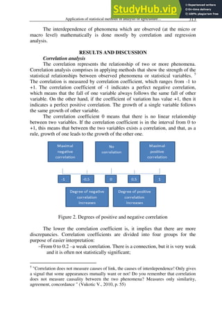 Application Of Statistical Methods In Analysis Of Agriculture ...