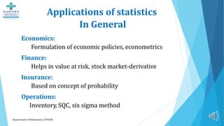 application of statistics.pptx