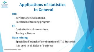 application of statistics.pptx