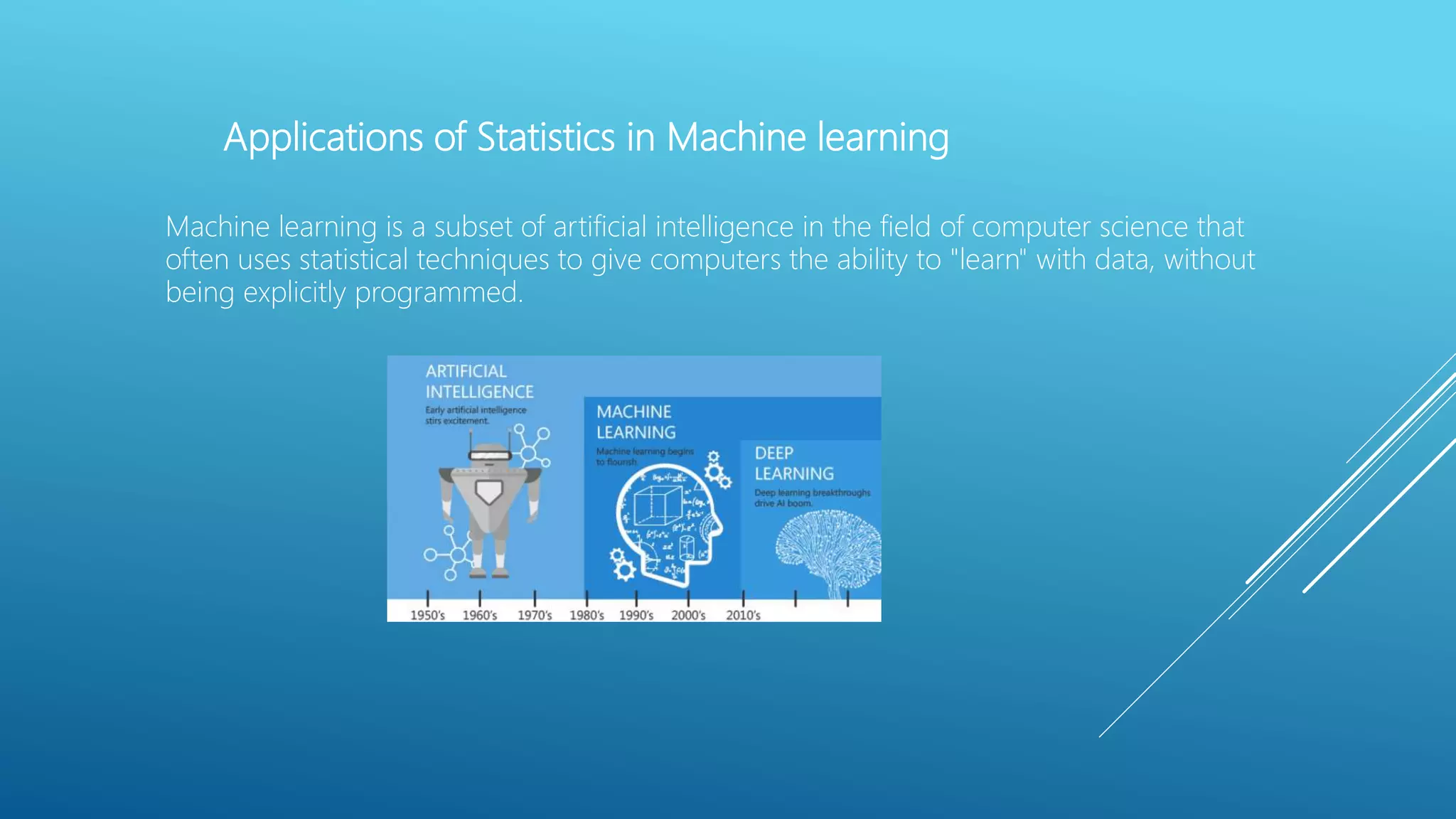 Application of statistics in cse | PPTX