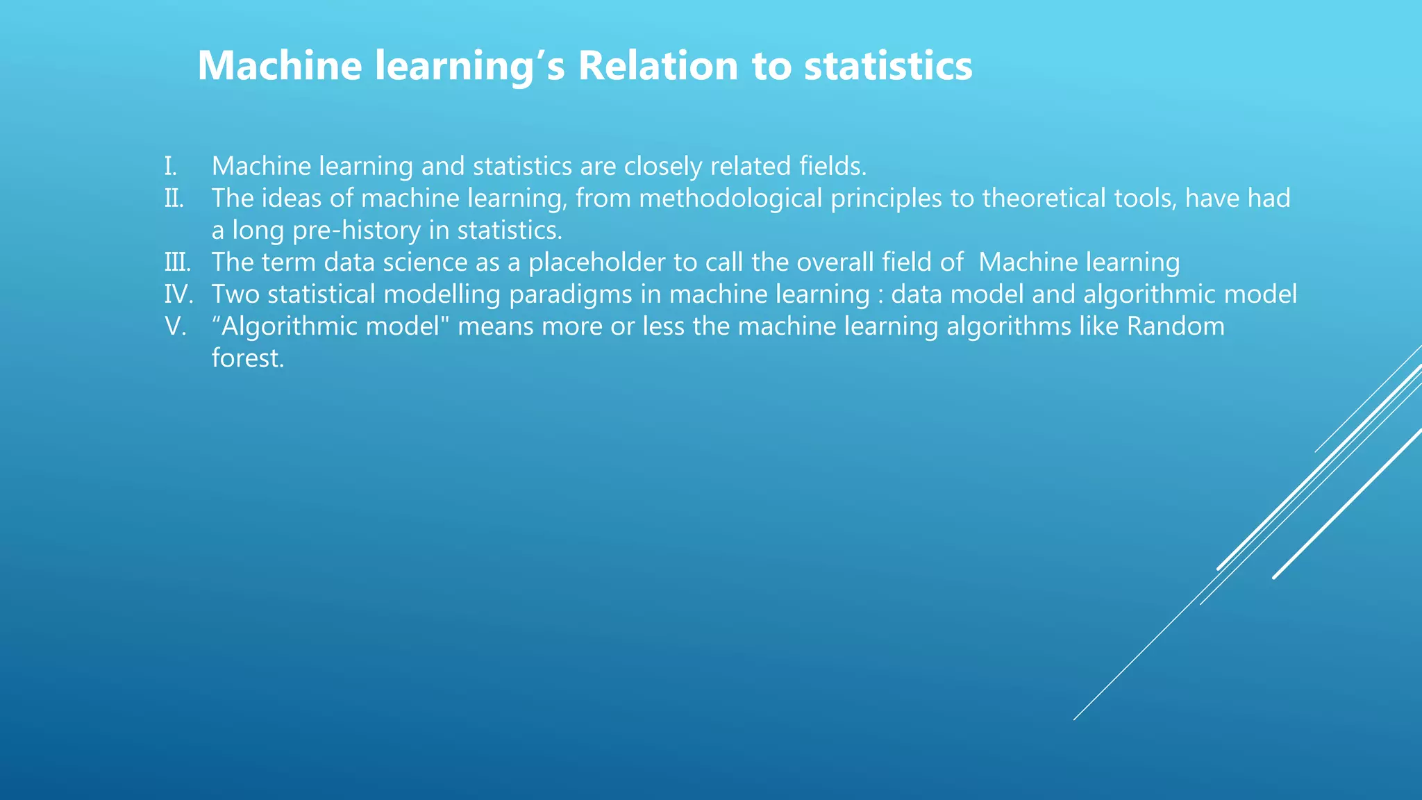 Application of statistics in cse | PPTX