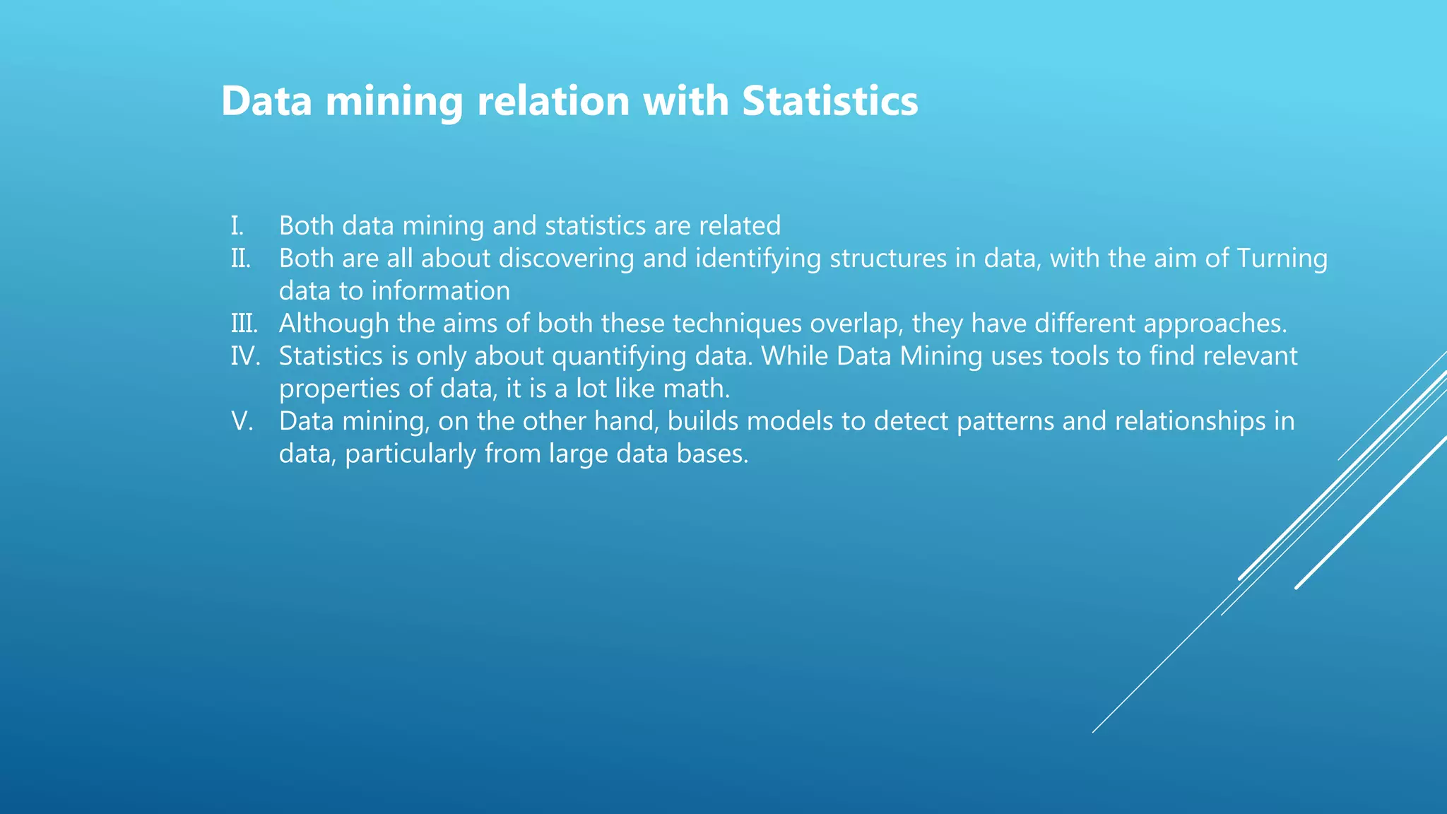 Application of statistics in cse | PPTX