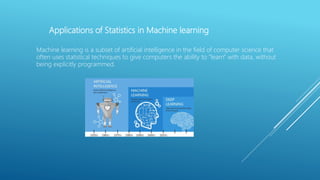 Application of statistics in cse | PPTX