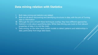 Application of statistics in cse | PPTX