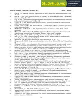 Application Of Statistics In Engineering Technology Programs | PDF